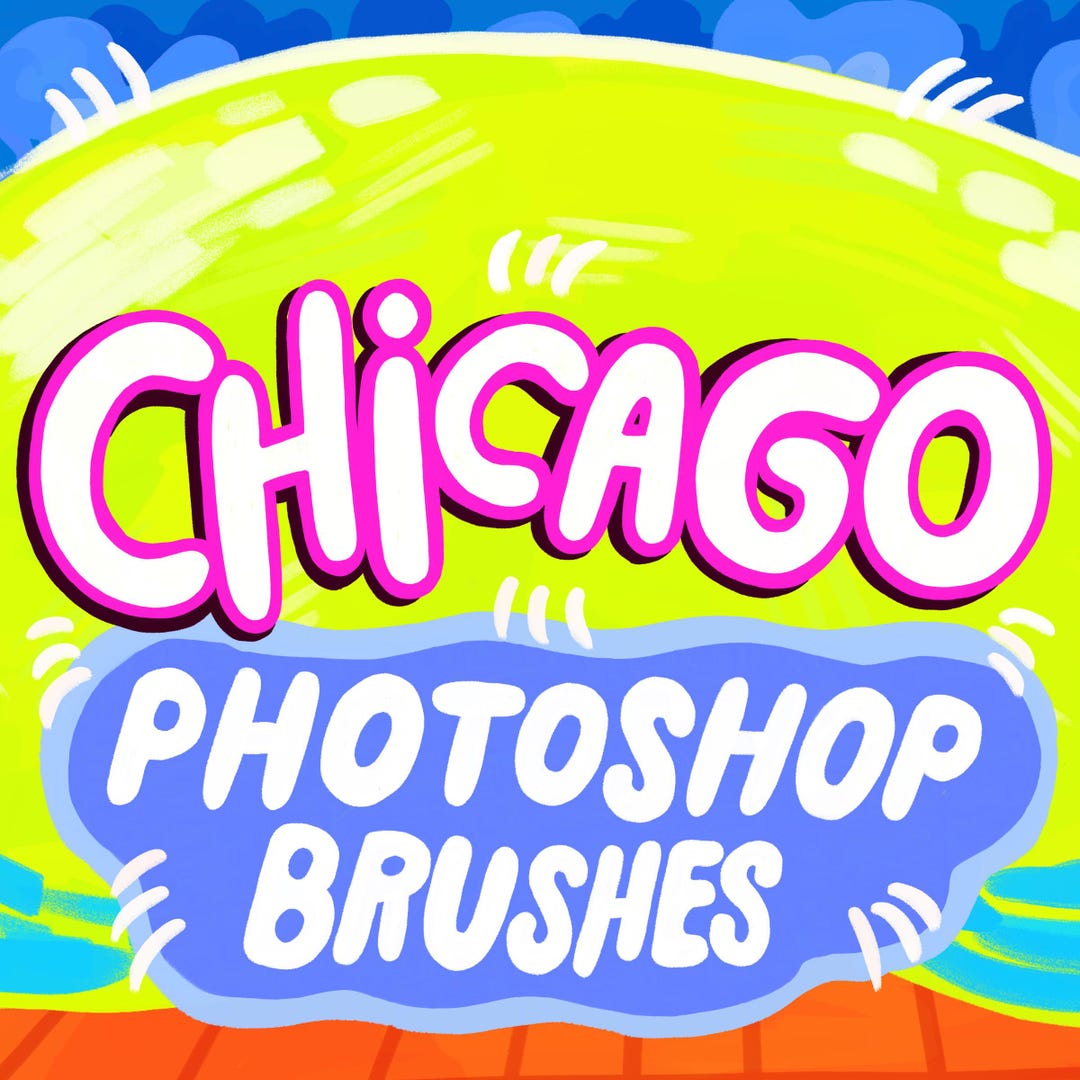 Chicago Photoshop Brushes – Urban Art Texture Brush Set (.ABR) - Etsy