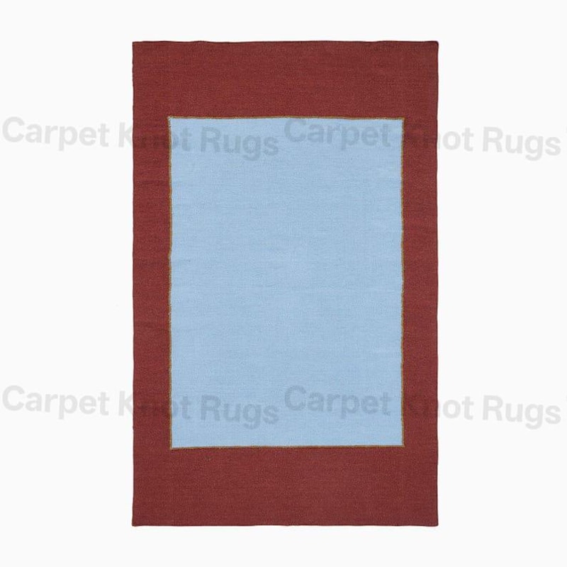 Flatweave Modern Wool Rug - Etsy