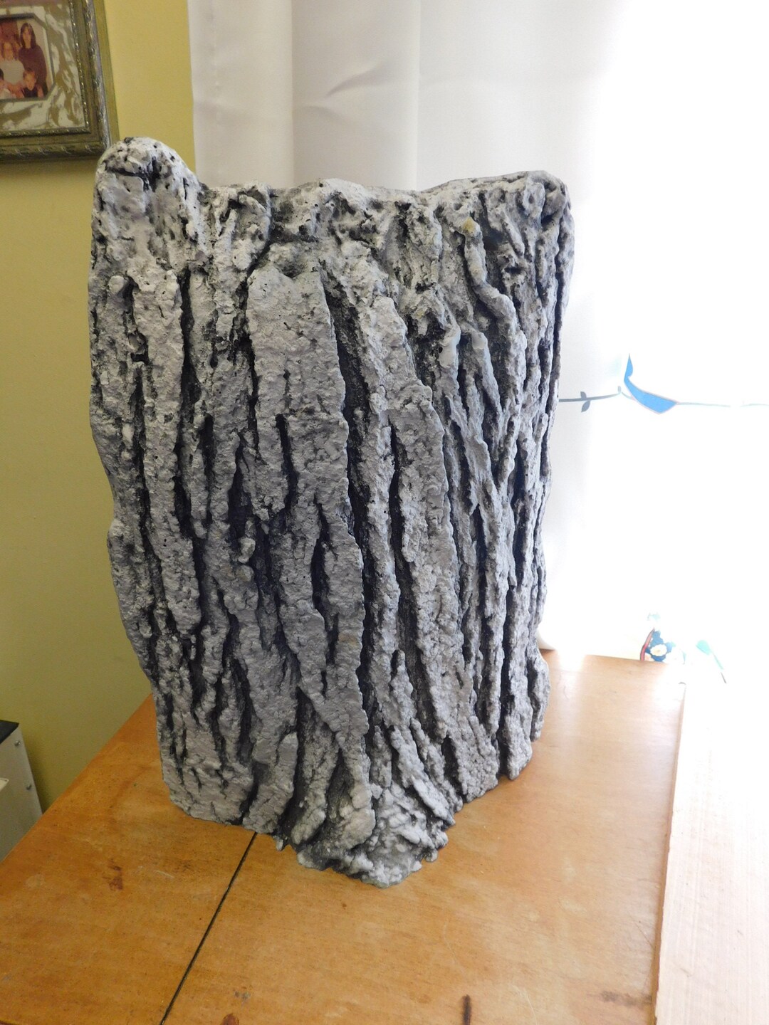 Faux Tree Bark Plaque for Wedding, Family Name, Initials, Dates, Etc ...