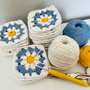 Women's Handcraft Daisy Crochet Mini Top, Crochet Floral Top, Knitted ...