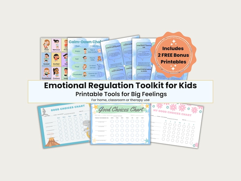 Emotional Regulation Toolkit for Kids | Calm Down Tools, Coping Skills ...
