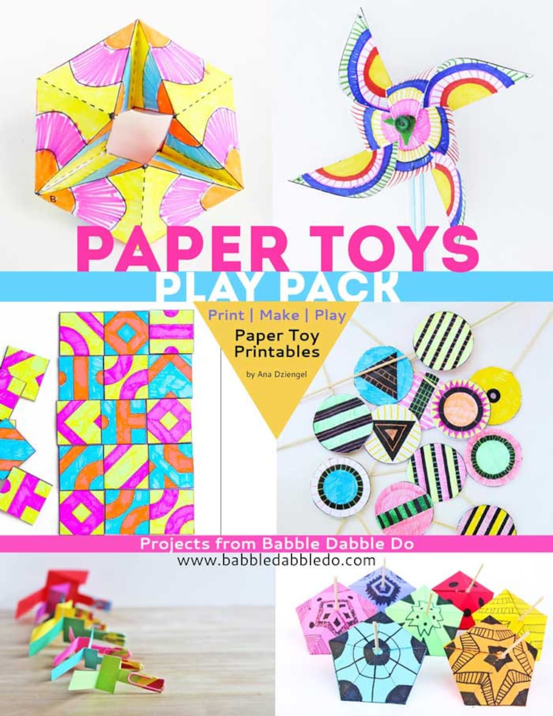 Paper Toys Play Pack - Etsy