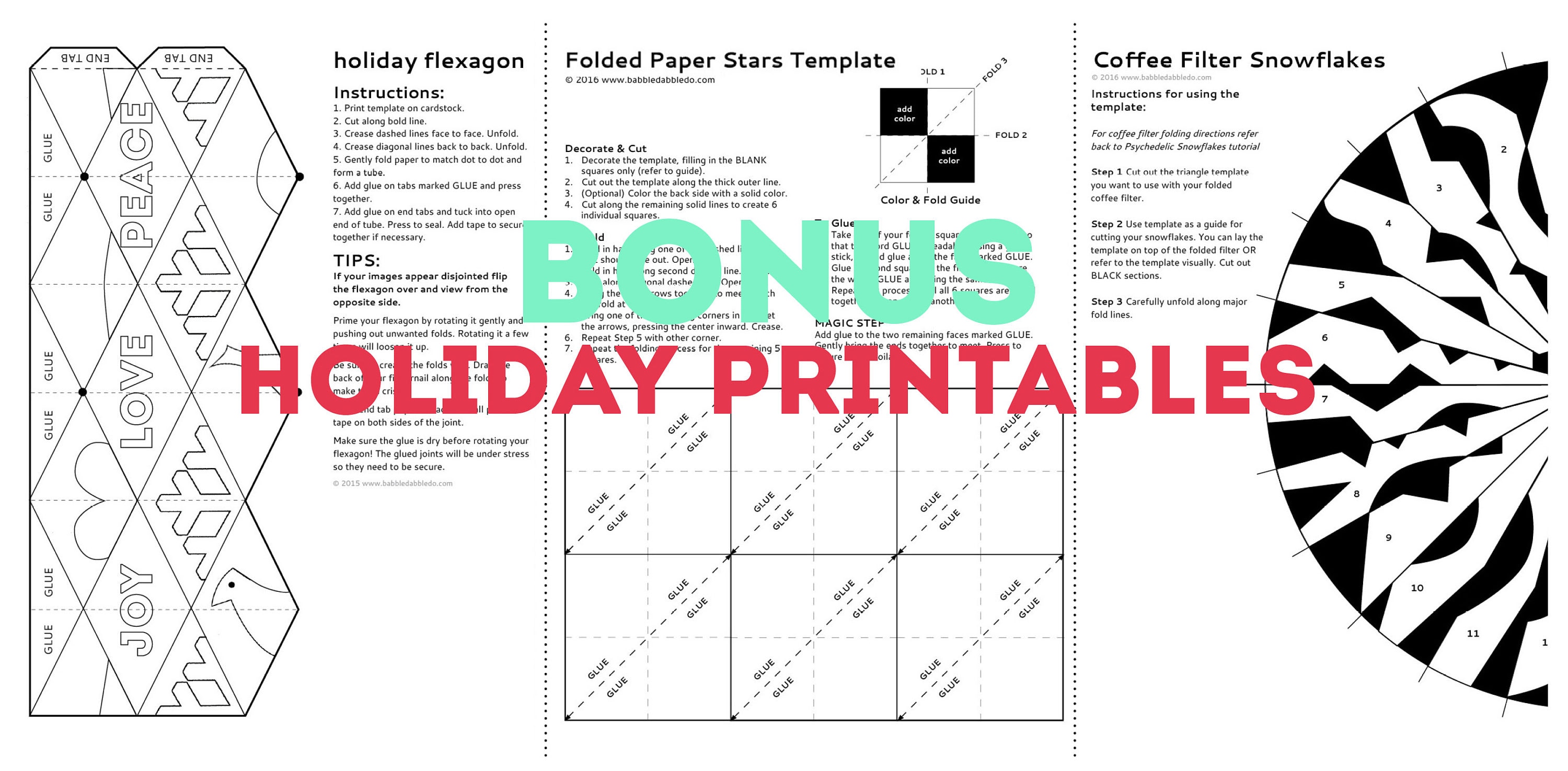BUNDLE: Paper Toys, Holiday Cards, & Bonus Printables - Etsy