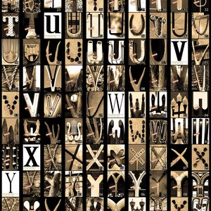 Letter Art Alphabet Photos for DIY Personalized Gifts. Create Custom ...