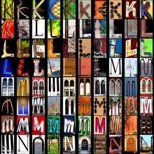 Letter Art Alphabet Photos for DIY Personalized Gifts. Create Custom ...