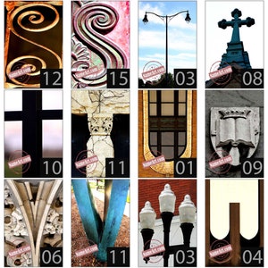 Letter Art Alphabet Photos for DIY Personalized Gifts. Create Custom ...