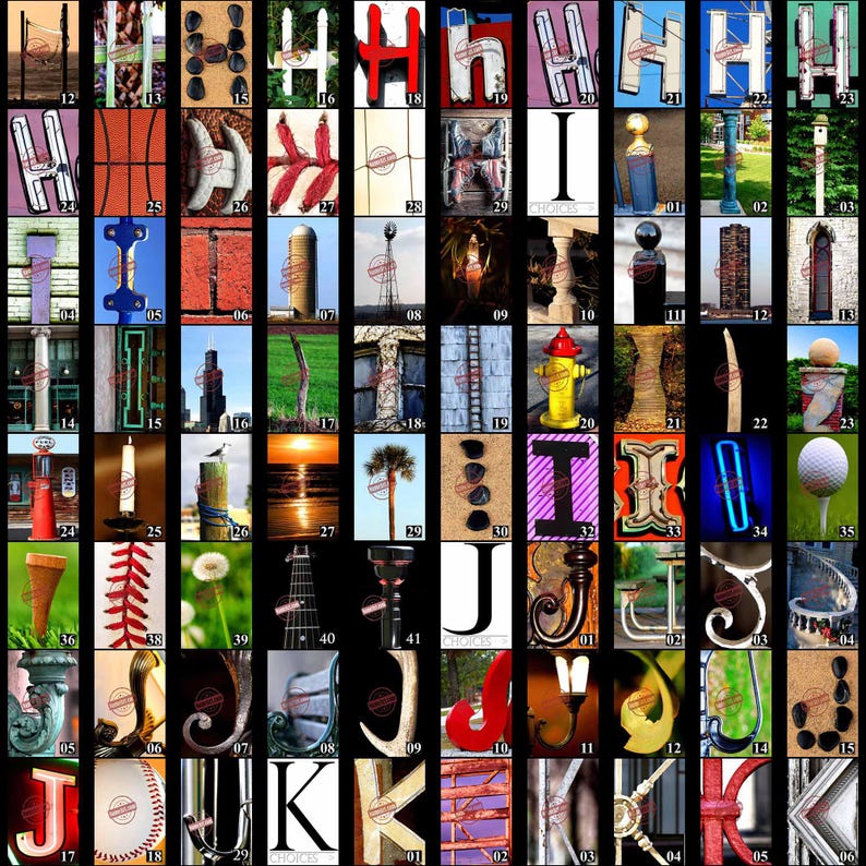 Alphabet Letter Photos. Now With Free Local Walgreens Pickup Within 24 ...