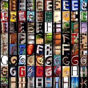 Letter Art Alphabet Photos for DIY Personalized Gifts. Create Custom ...