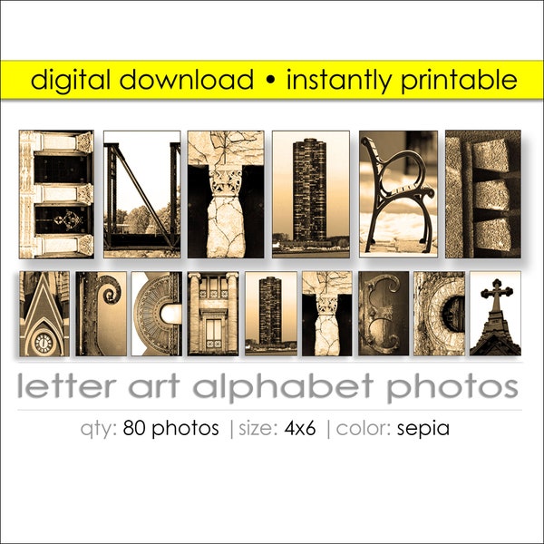 Letter Art 4x6 - Etsy