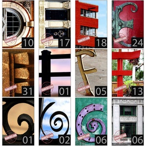 Letter Art Alphabet Photos for DIY Personalized Gifts. Create Custom ...