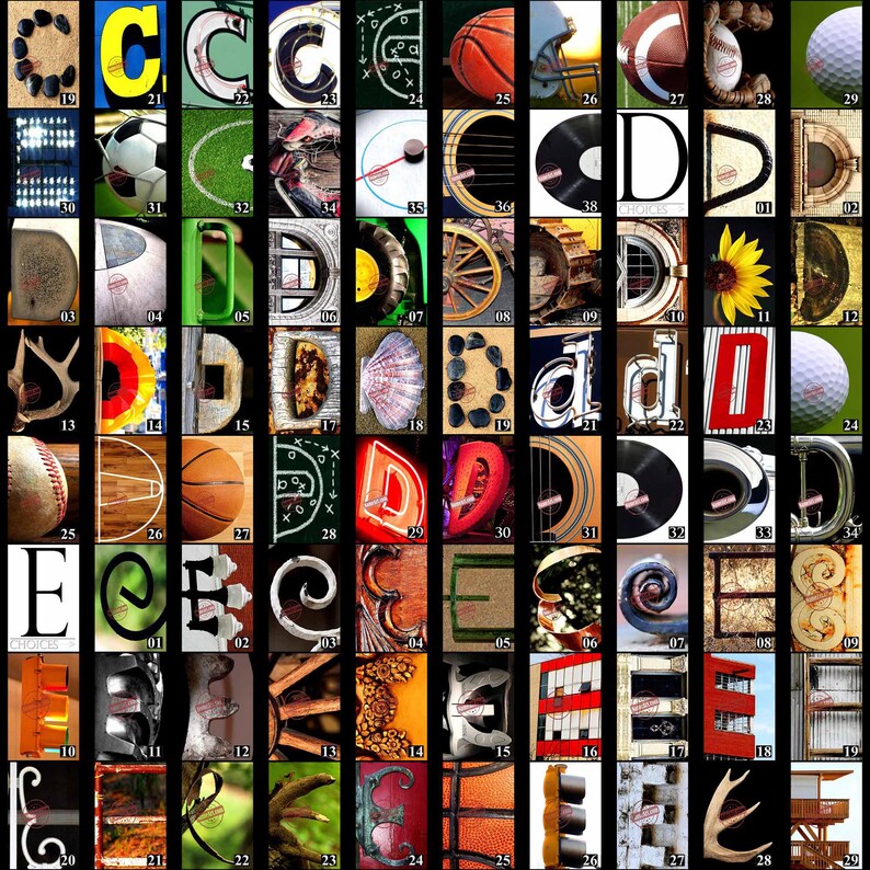 Alphabet Letter Photos. Now With Free Local Walgreens Pickup Within 24 ...
