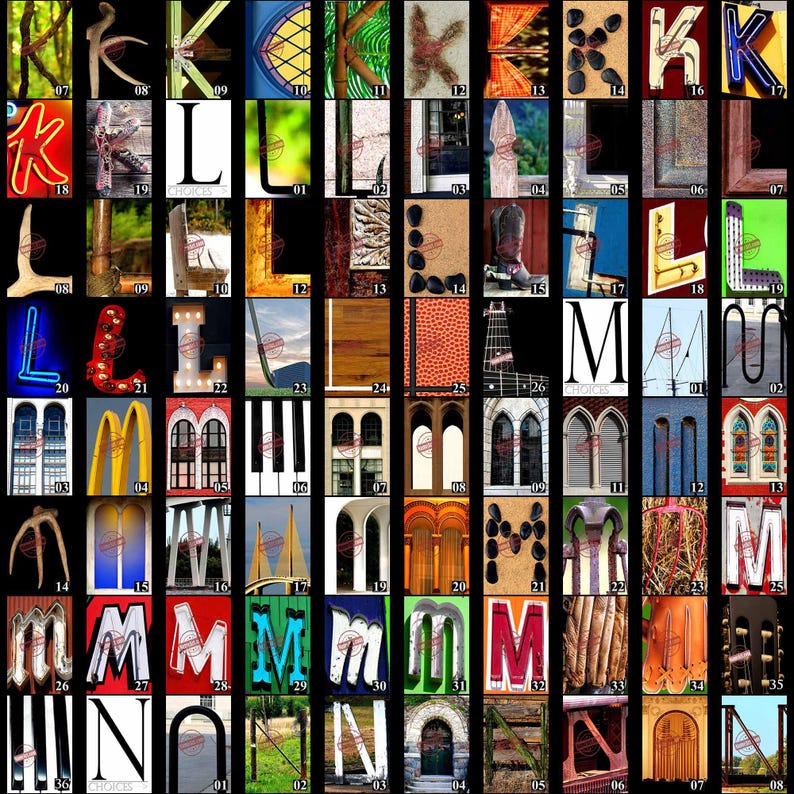 Alphabet Letter Photos. Now With Free Local Walgreens Pickup Within 24 ...