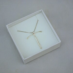 Handcrafted IUD Pendant Necklace With Gold and Silver Metal Variations ...