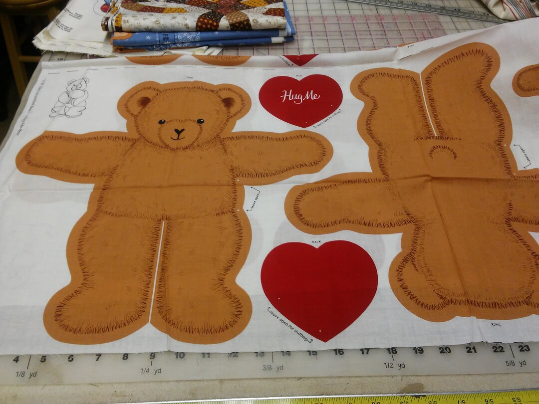 Luv Me Bears Pattern Plus Love Me Heart for Stuffed Toyseach - Etsy Canada