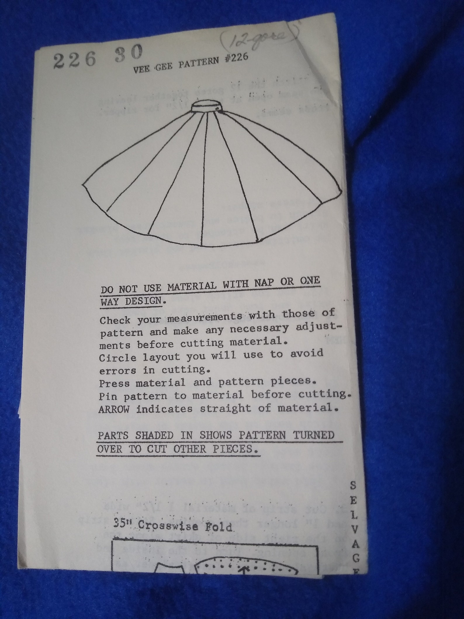 13 Vee Gee Square Dance Patterns (060) Sz. 16 - Etsy