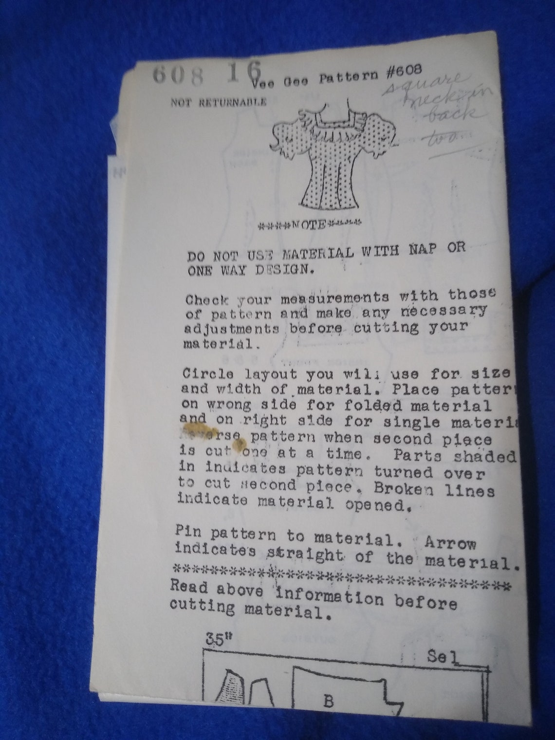 13 Vee Gee Square Dance Patterns (060) Sz. 16 - Etsy