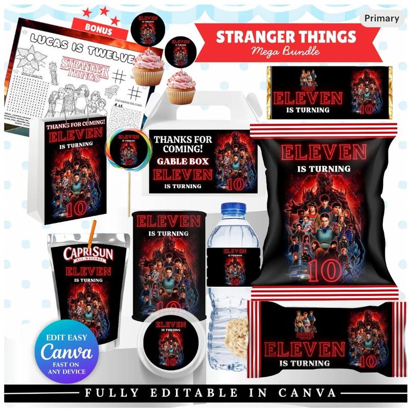 Stranger Cake Decorations - Etsy