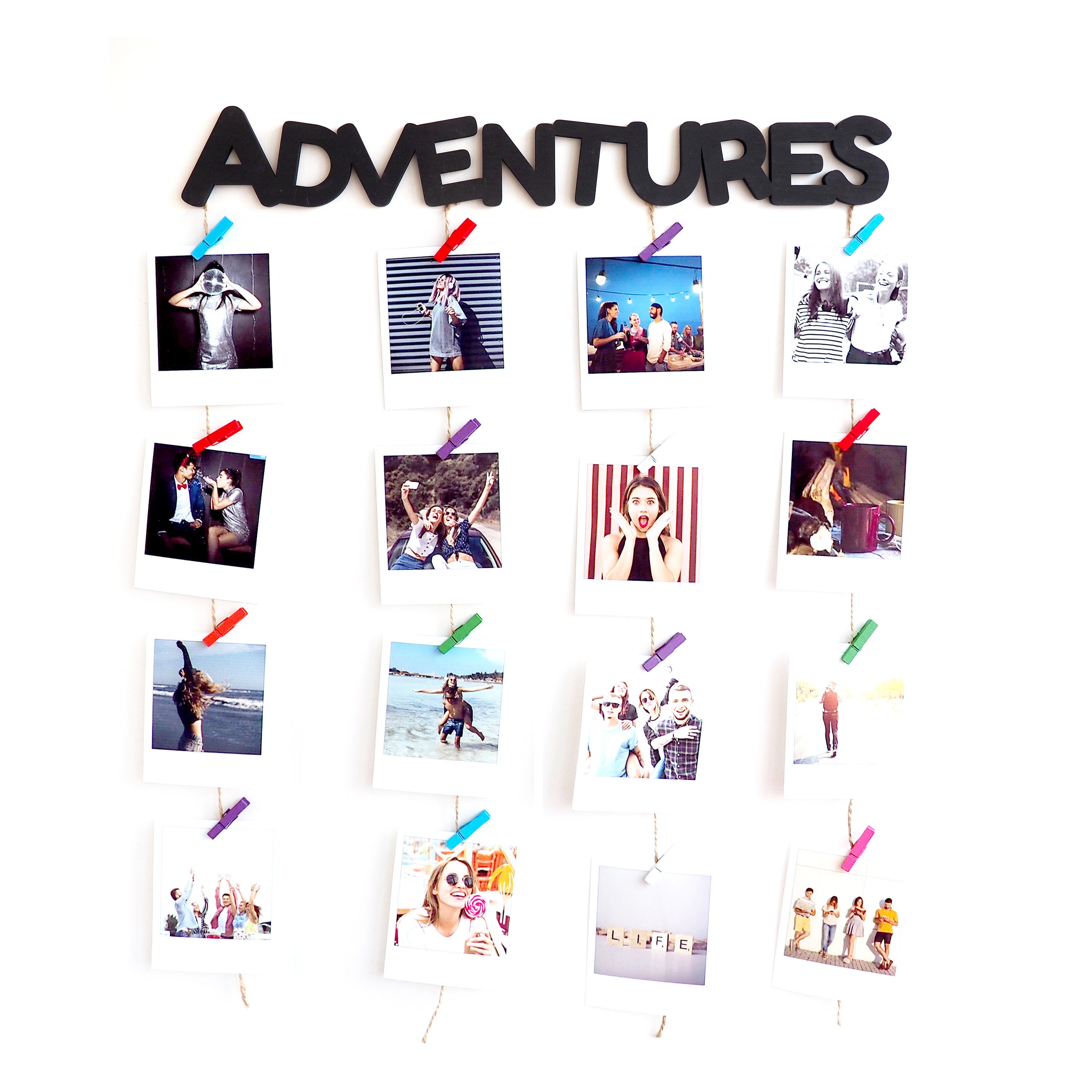 Photo board Photo Display Wedding Photo Board wall decor | Etsy