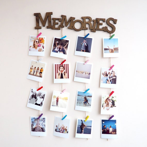 Photo board Picture Board Photo Display Wedding Photo | Etsy