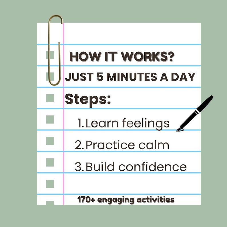 Kids Emotional Regulation Bundle | Feelings Activity Book, Calm Corner ...