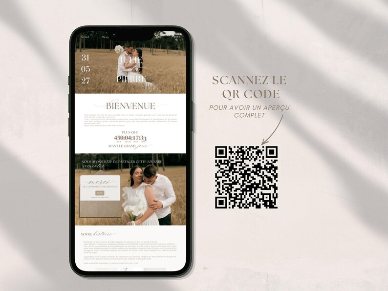 Canva Wedding Website | RSVP, Countdown, Program, FAQ & Accommodations ...