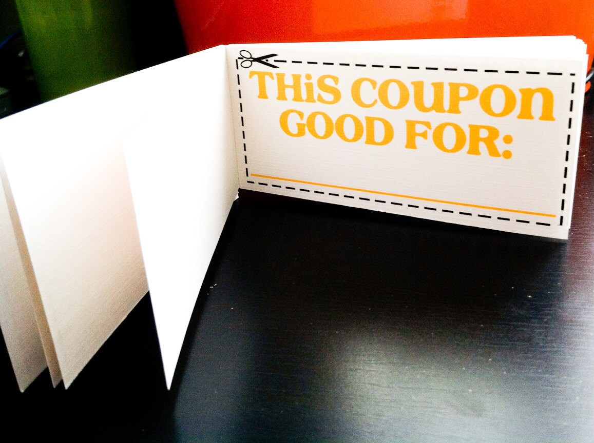 Father's Day Gift - Dad's Coupon Book - 12 Coupon Notepad - Gift for ...