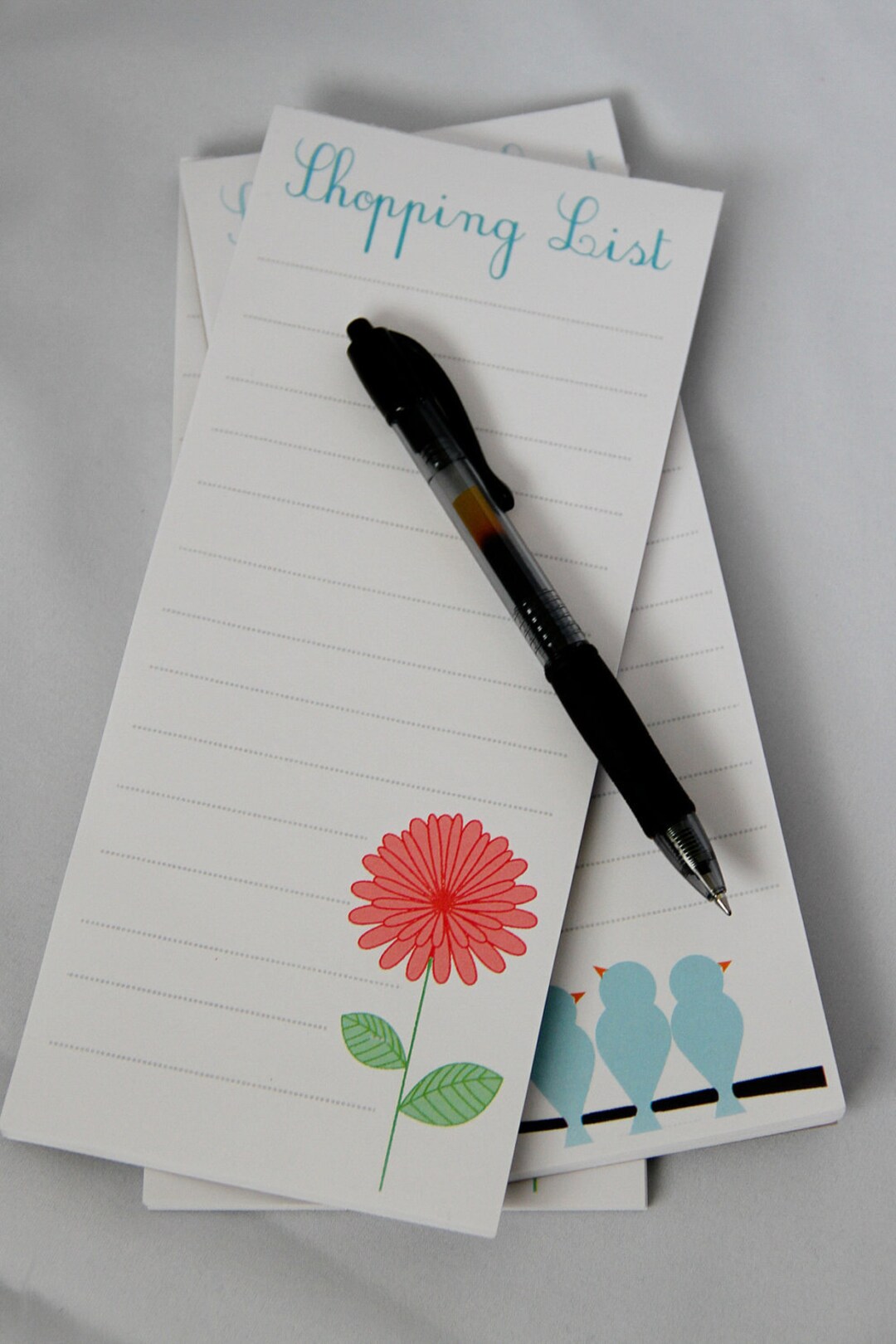 Shopping List Magnetic Notepad - Set of 3 - Etsy
