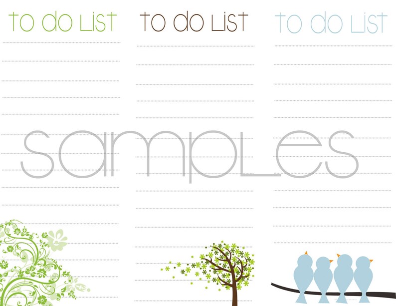 To Do List Magnetic Notepad Set of 3 - Etsy