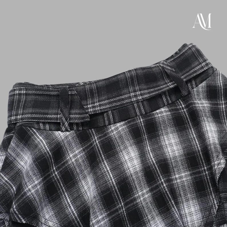 Mini-jupe gothique asymétrique à superpositions superposées pour femme ...