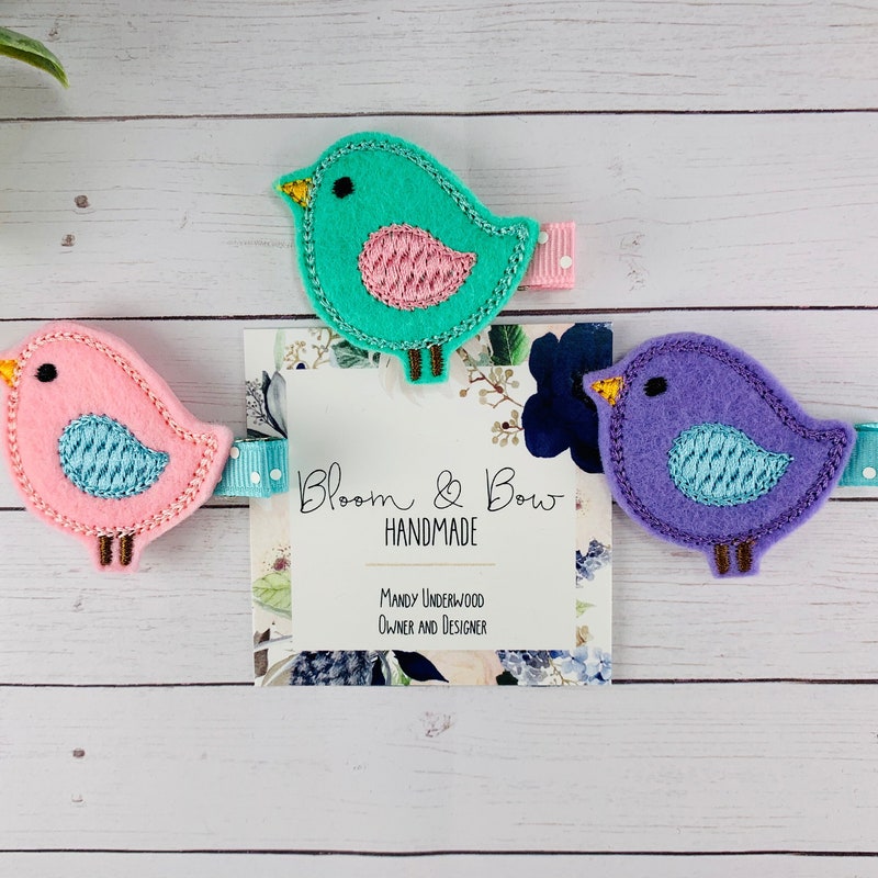 Bird Hair Clip - Etsy