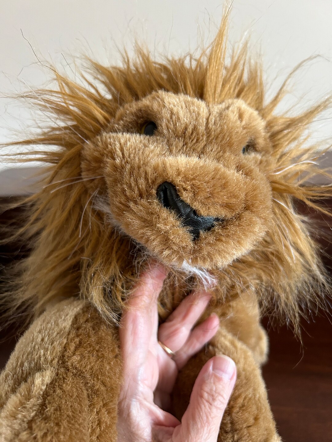 Lion Puppet 20 Folkmanis Full Body Plush at Velmasvintagetoys - Etsy