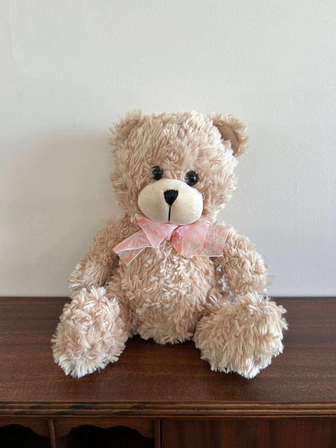 Tan Teddy Bear 10” Plush From 1994 at Velmasvintagetoys - Etsy