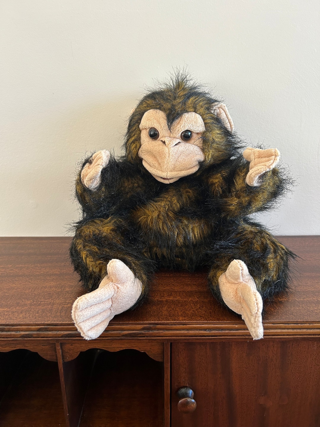 Baby Chimpanzee Puppet Folkmanis 12 Full Body Plush at ...