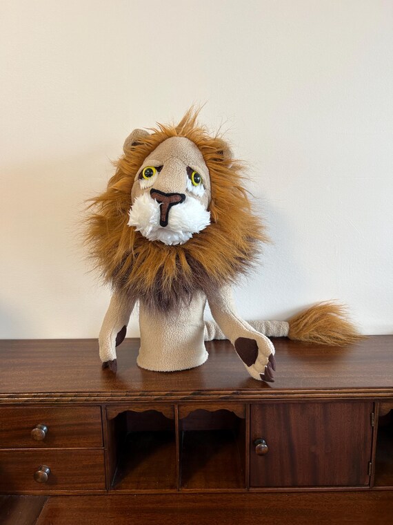 Rory the Lion Puppet 14 Plush by Melissa and Doug at Velmasvintagetoys Etsy UK