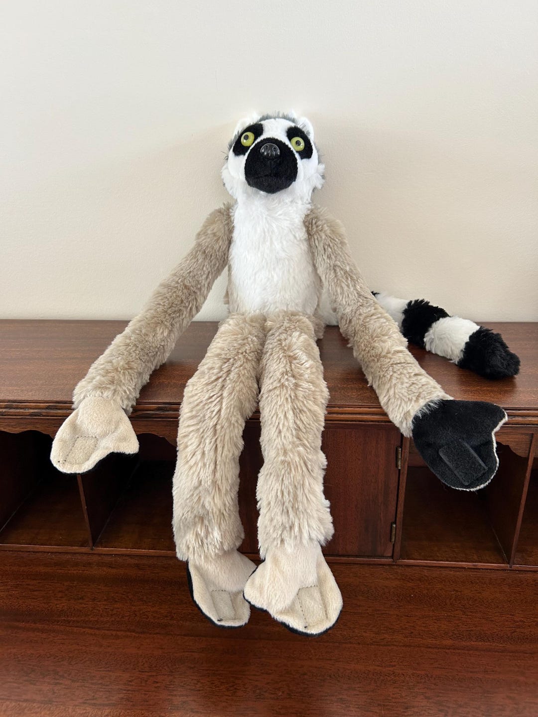 Ring Tailed Lemur 20” Plush With Velcro at Velmasvintagetoys - Etsy