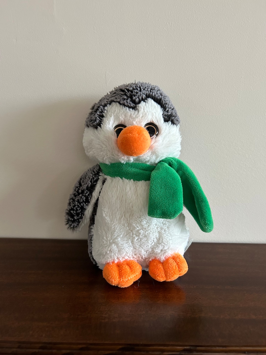 Gitzy Penguin Green Scarf 9” Plush Beverly Hills Teddy Bear Company at ...