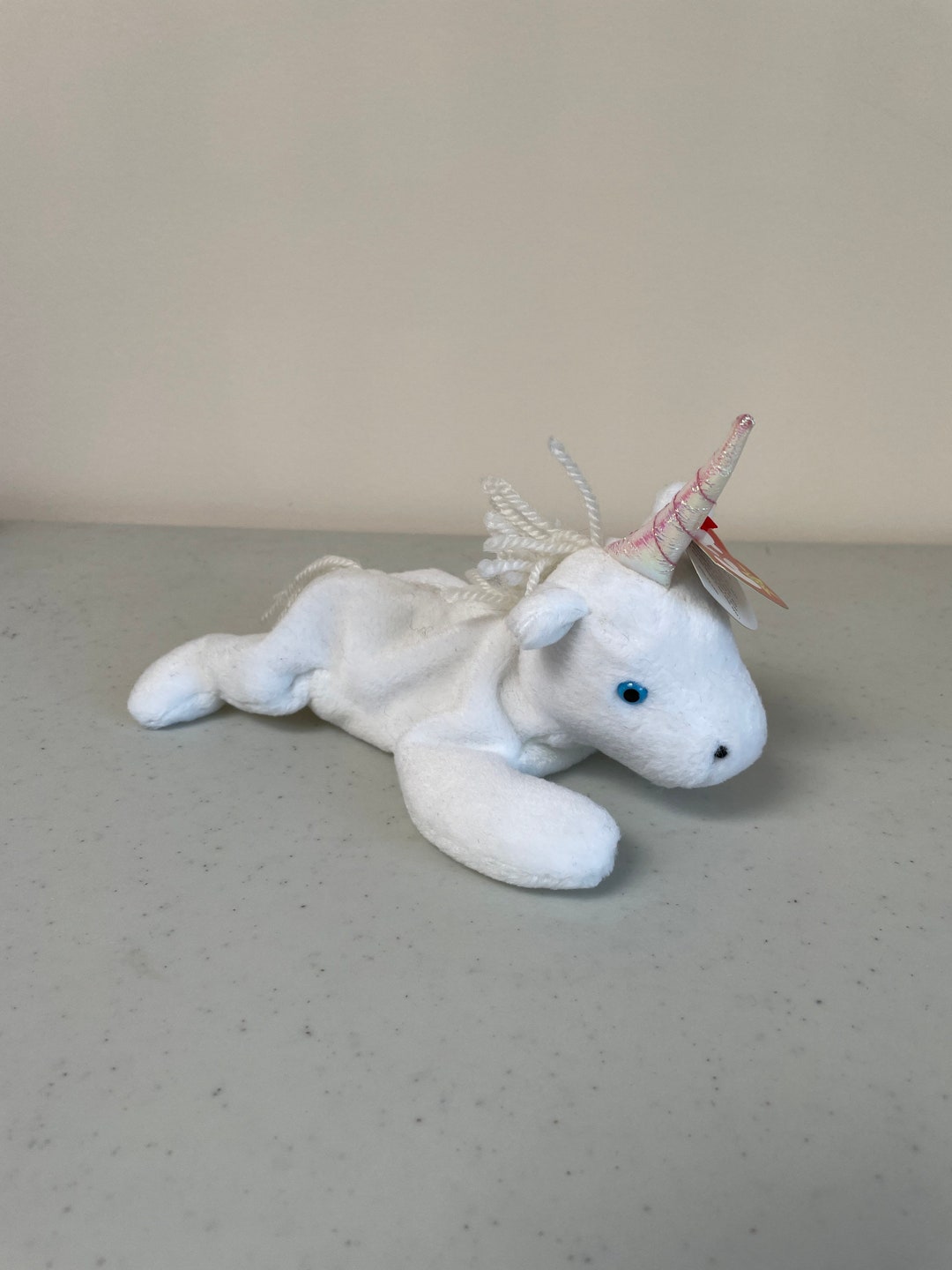 Mystic the Unicorn With Pink Sparkly Horn 1990s at Velmasvintagetoys - Etsy