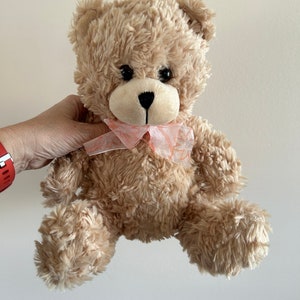 Tan Teddy Bear 10” Plush From 1994 at Velmasvintagetoys - Etsy