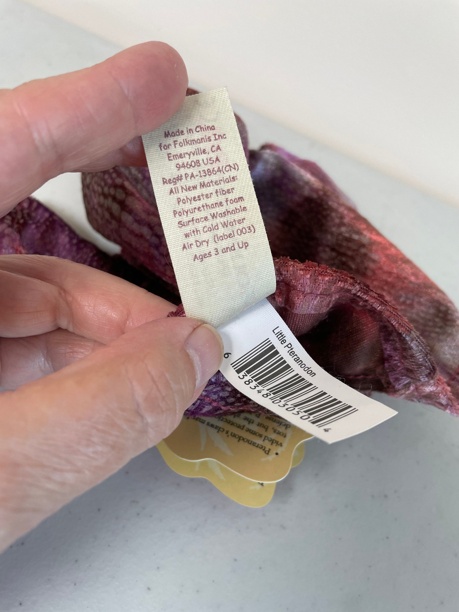 Pteranodon Puppet Folkmanis at Velmasvintagetoys - Etsy