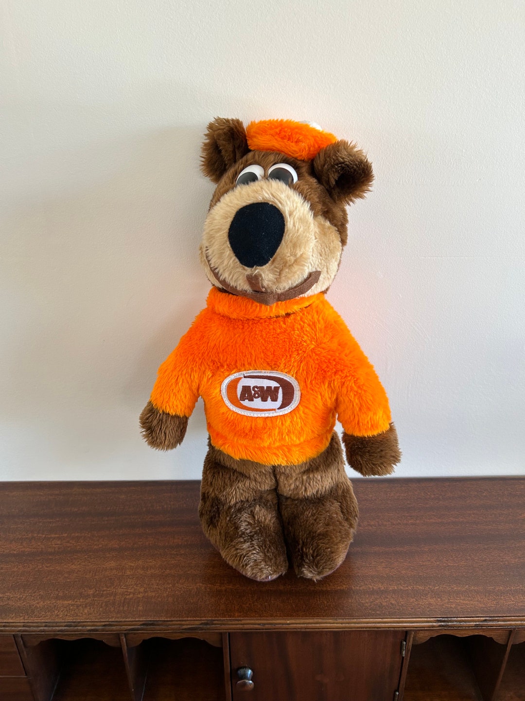 Bear A & W Mascot 1970s Vintage Plush at Velmasvintagetoys - Etsy