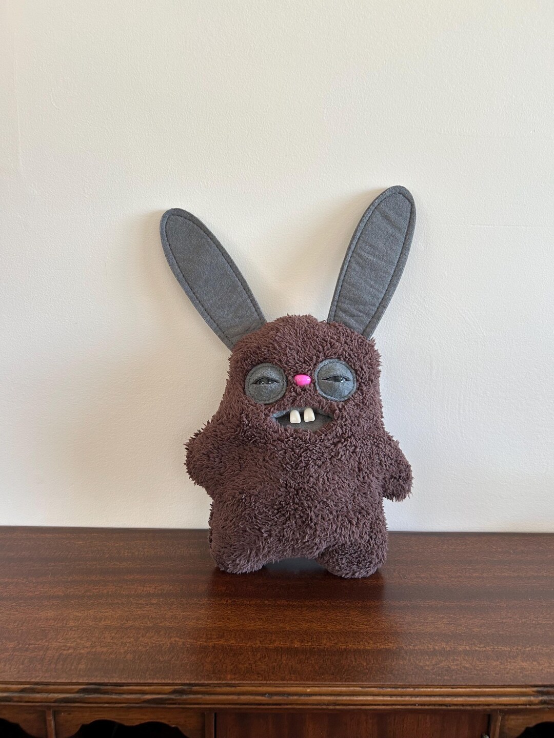 Fuggler 12 Chocolate Brown Rabid Rabbit Plush Funny Monster at ...
