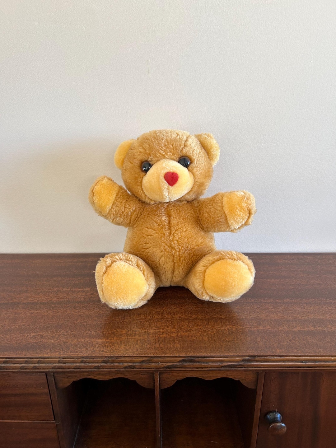 Milton Funwear Teddy Bear 7” Seated Plush at Velmasvintagetoys - Etsy