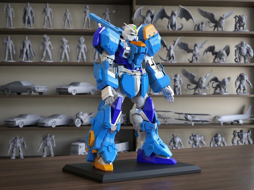 Gundam stl, Flügel | Zaku Model, Samurai Roboter, Zeon Armee, Resin ...