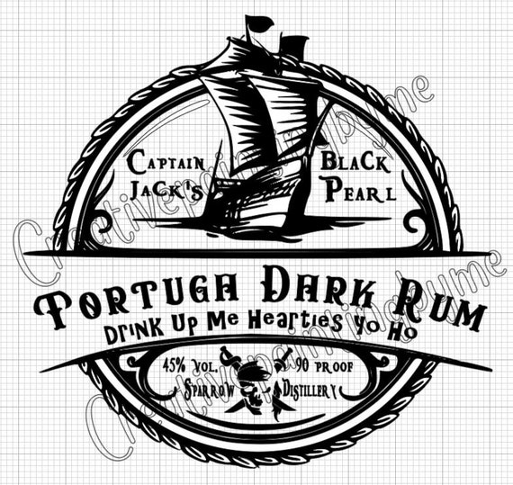 Pirates of the Caribbean SVG Tortuga Rum T-shirt Design for - Etsy