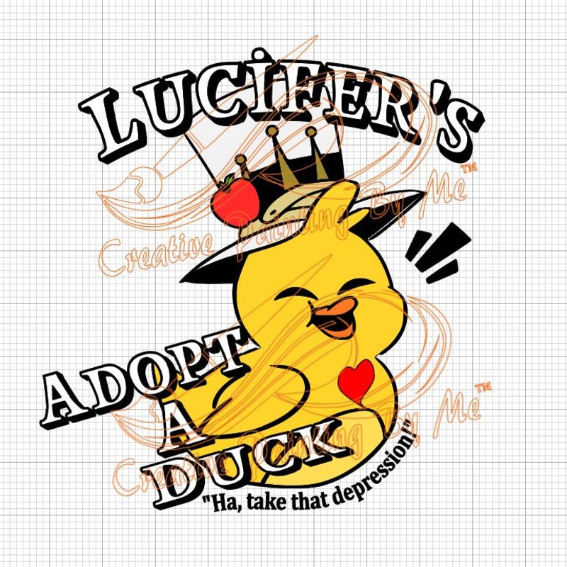 Lucifer Duck - Etsy
