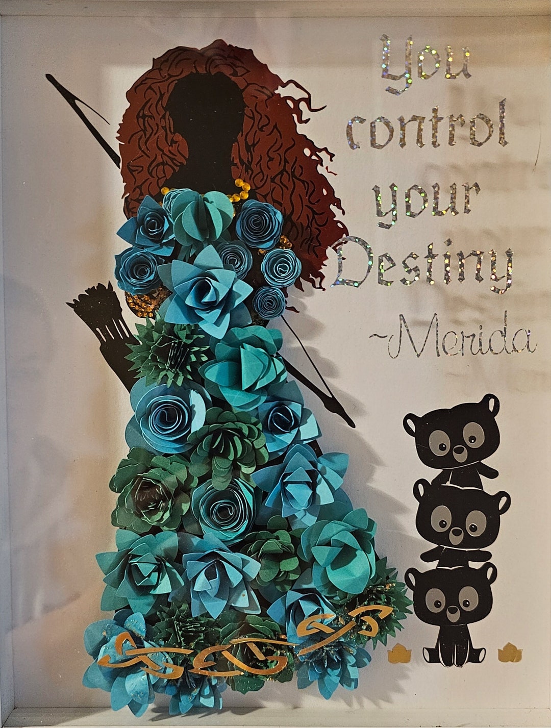 Brave Princess Shadow Box 8x10 - Etsy