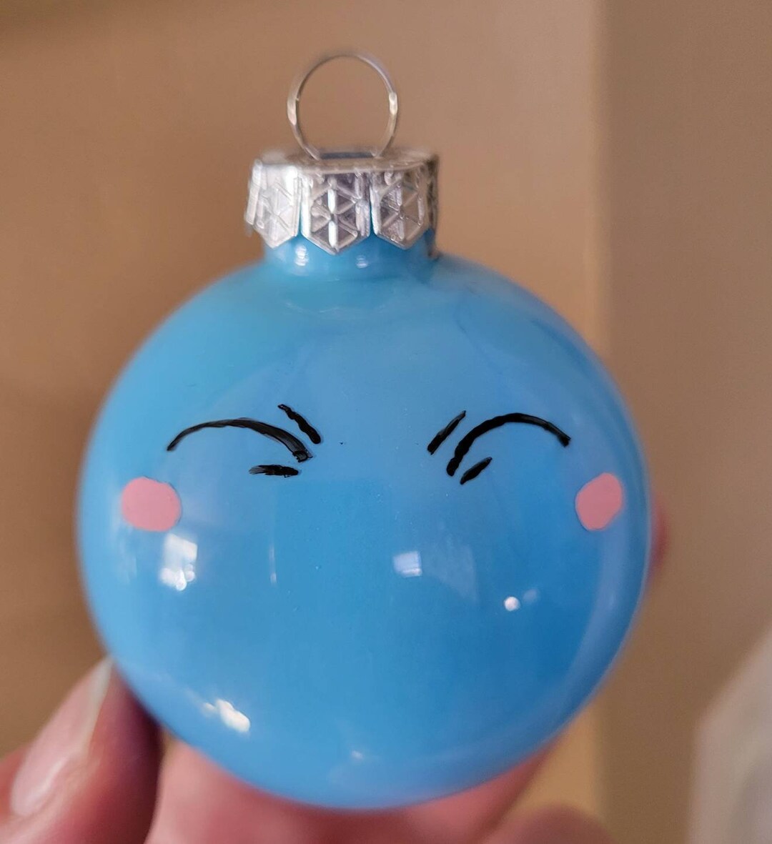 Cute Embarrassed Slime Ornament - Etsy