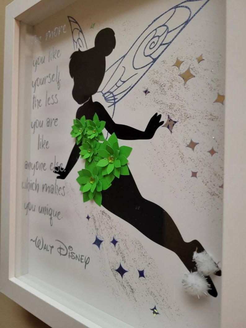 Tinkerbell Shadow Box 8 X 10 - Etsy