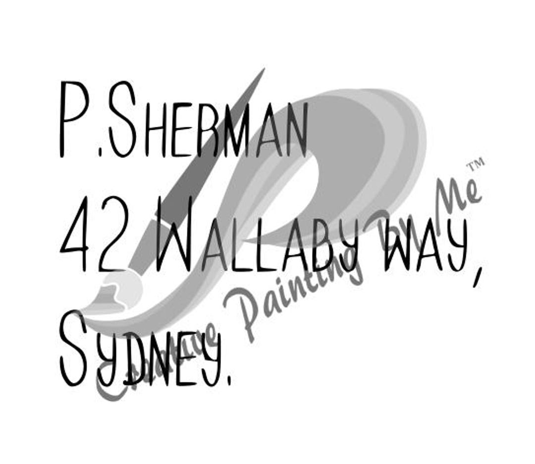 P. Sherman 42 Wallaby Way Sydney Digital Download, Just Keep Swimming ...