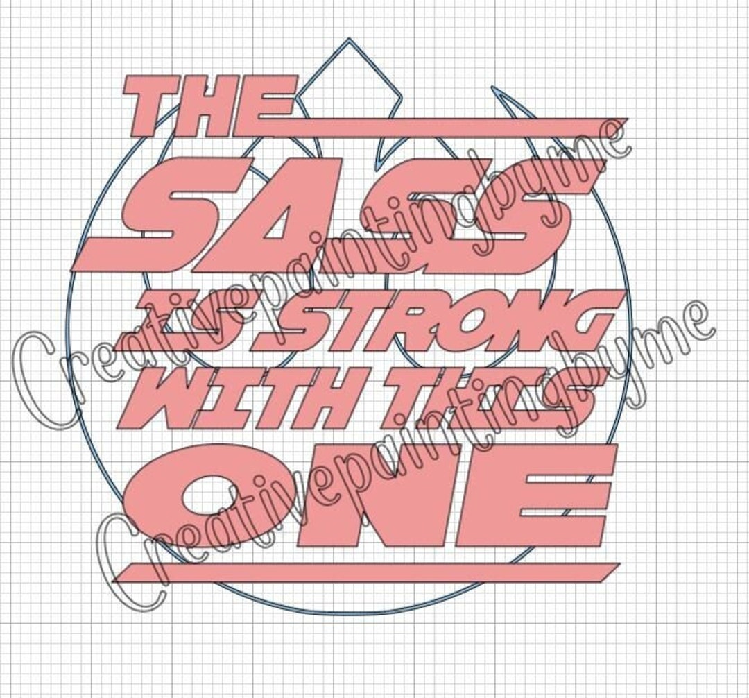 The Sass is Strong With This One Svg, Funny Star Wars Svg, Dark Side ...